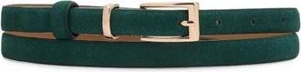 Kazar Suede Belt - - Accessories - Damen - Gr&uuml;n - 120 CM