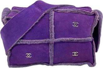 Chanel Sac bandouli&egrave;re vintage Pre-owned - Femme - Pre-owned - Violet - Taille: ONE Size