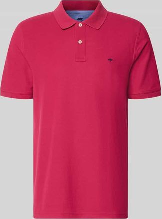 Fynch-Hatton Regular Fit Poloshirt mit Label-Stitching