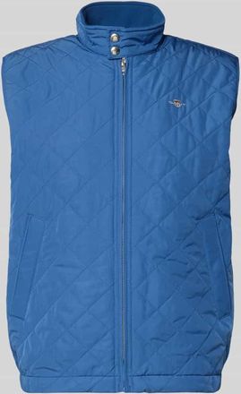 GANT Regular Fit Weste mit Stehkragen in Stepp-Optik