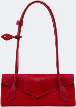 Alaia Ala&iuml;a Sac Le Teckel Small en cuir fa&ccedil;on poulain