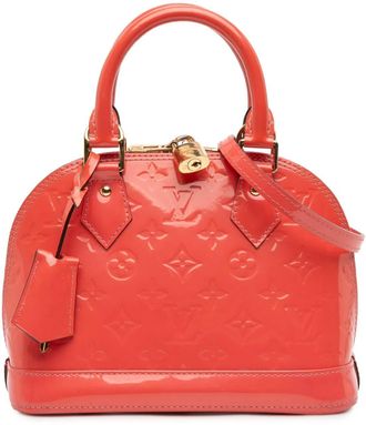 Louis Vuitton Hobo Bags - Monogram Vernis Alma BB - Gr. unisize - in Gold - f&uuml;r Damen