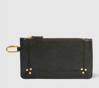 Jerome Dreyfuss Pochette Popoche S Cuir Noir