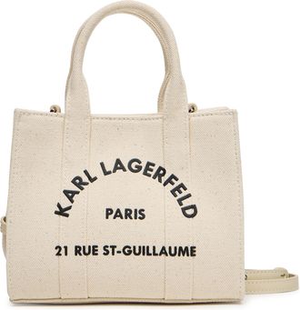 Karl Lagerfeld Handtasche KARL LAGERFELD A3W50118 Écru