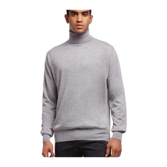 Brooks Brothers Merino Woll Rollkragenpullover - - Knitwear - Herren - Grau - XL