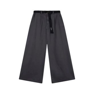 10 Days Pantalon large - Femme - Pantalons - Gris - Taille: 34 FR