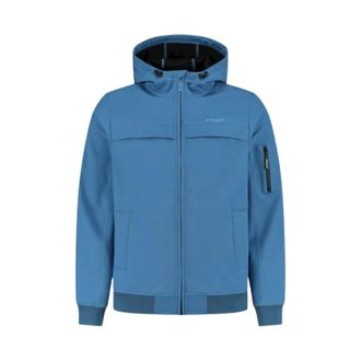 Ballin Amsterdam Herren Leichte Softshell Jacke in Hellblau - - Jackets - Herren - Blau - L