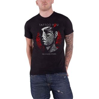 THE ROLLING STONES Herren Tattoo You Circle T-Shirt, Schwarz (Black Black), Large