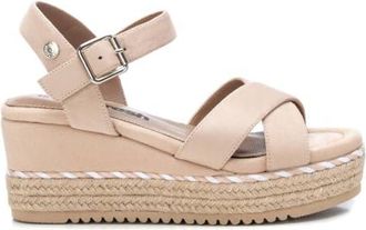 Refresh Sandale Femme Beige - Chaussures confortables et polyvalentes - Mode décontractée - Modèle 17058704 (Taille39)