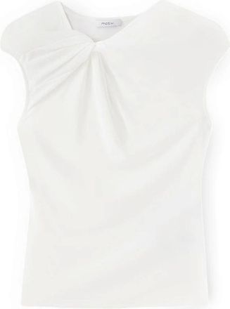 Motivi Femme, Tops, Blanc, Taille: 40 FR Top en jersey avec