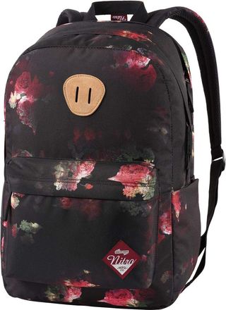 Nitro Urban Plus, Old School Daypack mit zusätzlichem gepolstertem Laptopfach, urbaner Streetpack, Alltagsrucksack, Schulrucksack, Schoolbag mit seitlichem 