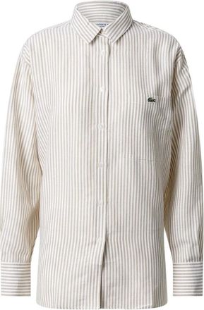Lacoste Femme, Blouses et Chemises, Brun, Taille: 38 FR Chemises
