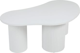 Oviala Couchtisch aus MDF, Melamindekor, Weiß