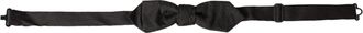 Dolce & Gabbana Black Silk Adjustable Neck Men Bow Tie