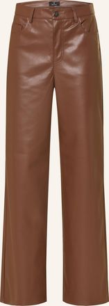 Monari Monari Hose In Lederoptik braun