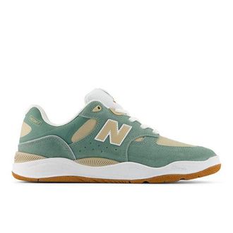 New Balance Homme NB Numeric Tiago Lemos 1010 en Vert/Beige, Su&egrave;de/Mesh, Taille 40.5 Large