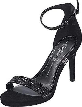 Buffalo Monroe 2 - Sandal Heel - Imi Suede - Noir Suède 42 EU