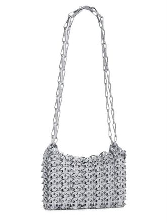 Paco Rabanne Womens Shoulder Bag Nano Silver