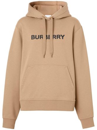 Burberry hoodie &agrave; logo imprim&eacute; - Tons neutres