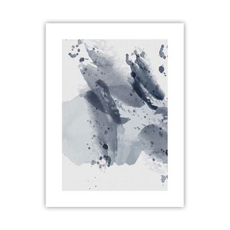 Arttor Poster ohne Rahmen Abstraktion Blau Minimalismus Deko 30x40cm Wandposter Art Prints Wandbilder Dekoration Wohnzimmer Schlafzimmer K&uuml;che Wanddeko Bild 