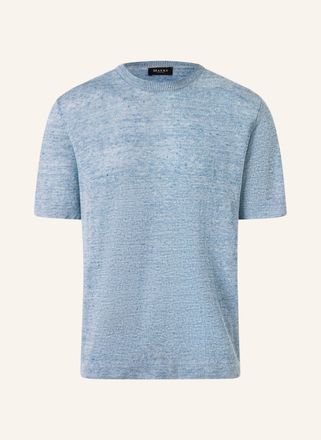 Maerz Maerz Muenchen Strickshirt Aus Leinen blau