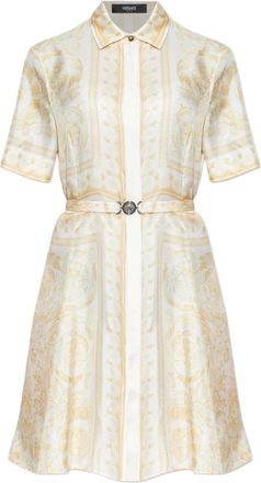 Versace Femme, Robes, Jaune, Taille: 36 FR Shirt Robes