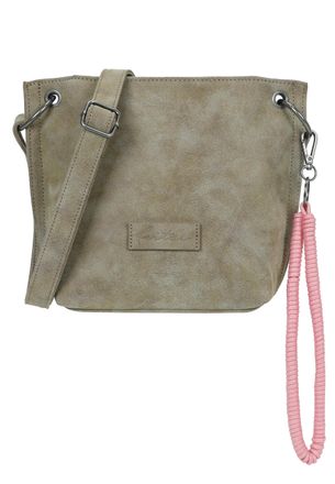 Fritzi Aus Preu&szlig;en Fritzi03N Vintage Old Wood Crossbody Kunstleder Damen Umh&auml;ngetasche Handtasche Festival City vegan abnehmbarer Anh&auml;nger Vintage-Waschung 22,5 x 20,5 x