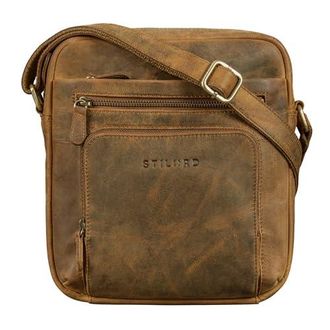 STILORD Corvin Sacoche Homme Cuir Petite Sacoche Homme Bandouli&egrave;re Sac Bandouli&egrave;re en Cuir Crossbody Bag Style Vintage Petit Sac Messenger pour iPad 10,9 Pouc