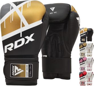 RDX Sports Boxhandschuhe für Muay Thai und Training Maya Hide Leder Ego Punchinghandschuhe für Sparring, Kickboxen, Kampfsport, Boxsack Punching, Fitness, Sandsa