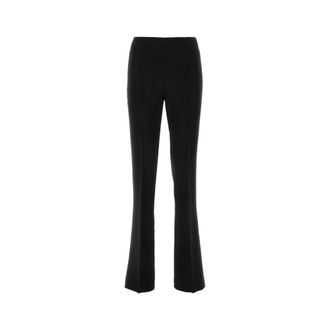 Ferragamo Femme, Pantalons, Noir, Taille: 36 FR Crepe Pant