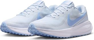 Nike Laufschuh NIKE Revolution 8, Damen, Gr. 37,5, blau (football grau, aluminum, wei&szlig;, anthrazit), Synthetik, Textil, Schuhe Laufschuh, Topseller