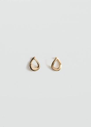 Mango Boucles doreilles demi-cr&eacute;oles irr&eacute;guli&egrave;res or - Femme - Taille unique - MANGO