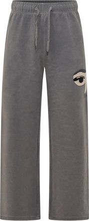 KidSuper Studios Pantalon de jogging Face - Homme - Pantalons - Gris - Taille: XS