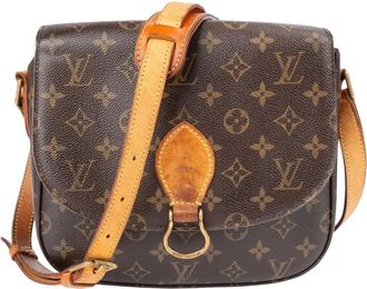 Louis Vuitton Crossbody Bags - Louis Vuitton Canvas Monogram Saint Cloud GM Cross - Gr. unisize - in Braun - für Damen