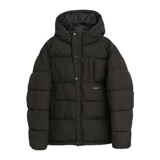 Soulland Kapuzen Puffer Jacke - - Jackets - Herren - Schwarzk - L/XL