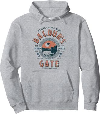 Dungeons & Dragons Adventure Awaits at Baldurs Gate Pullover Hoodie