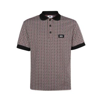 GCDS Gcds, Homme, Tops, Multicolore, Taille: S Polo en Maille Jacquard avec Logo