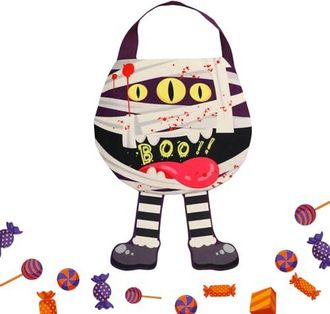 Generic Sac &agrave; friandises dHalloween - Sac &agrave; bonbons r&eacute;utilisable - Sacs &agrave; bonbons dHalloween | Sacs &agrave; friandises r&eacute;utilisables | Sac fourre-tout portable en t