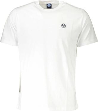 North Sails Homme, Tops, Blanc, Taille: 2XL T-shirt &agrave; manches courtes