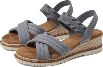 Skechers Damen Desert Chill Sweet Crossing, Gray Textile, 40 EU