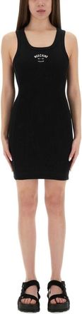 Moschino Robe d&eacute;bardeur c&ocirc;tel&eacute;e - Femme - Robes - Noir - Taille: 36 FR