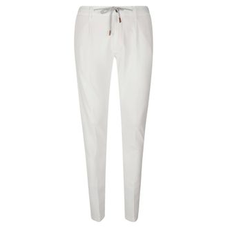 Eleventy Homme, Pantalons, Blanc, Taille: W30 Pantalons de surv&ecirc;tement