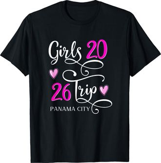 BDAZ Gruppenreise mit Mädchen 2026 Strandurlaub in Panama City T-Shirt
