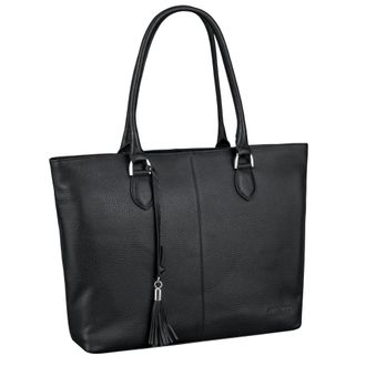 STILORD Callie Echt Leder Shopper Tasche Damen Handtasche Gro&szlig; - Tote Bag Leder-Tasche Vintage Schultertasche Frauen Henkeltasche Arbeitstasche mit Laptopfach