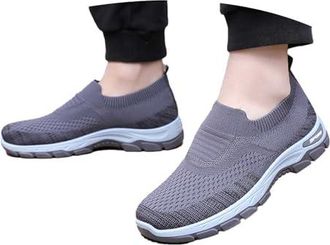 Generic Chaussures de loisirs pour homme - Baskets &agrave; enfiler - Confortables - Respirantes - Couleur unie - Chaussures de course larges - L&eacute;g&egrave;res - Chaussures 