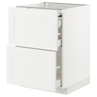 IKEA METOD / MAXIMERA Unterschr auszb Arbeitsfl/3 Schubl