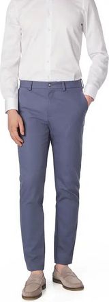 HUGO BOSS Herren Hose blau Baumwoll-Stretch