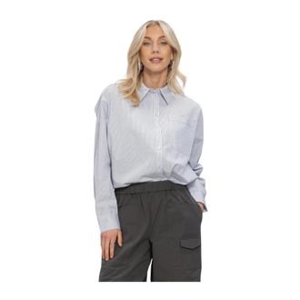 MY ESSENTIAL WARDROBE MWFeline Boxy Shirt - - Blouses & Shirts - Damen - Blau - L