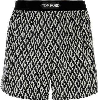 Tom Ford Homme, Sous-v&ecirc;tements, Multicolore, Taille: S Boxer imprim&eacute; en satin stretch