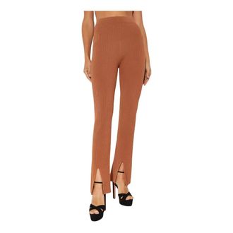 Nanushka Beige Gerippte Anna Hose - - Trousers - Damen - Braun - L